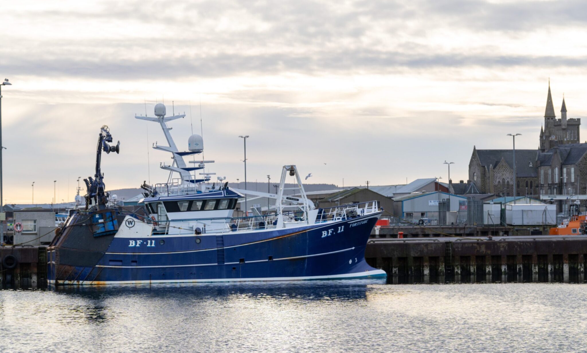 Man dies after falling overboard Banff fishing boat in the North Sea