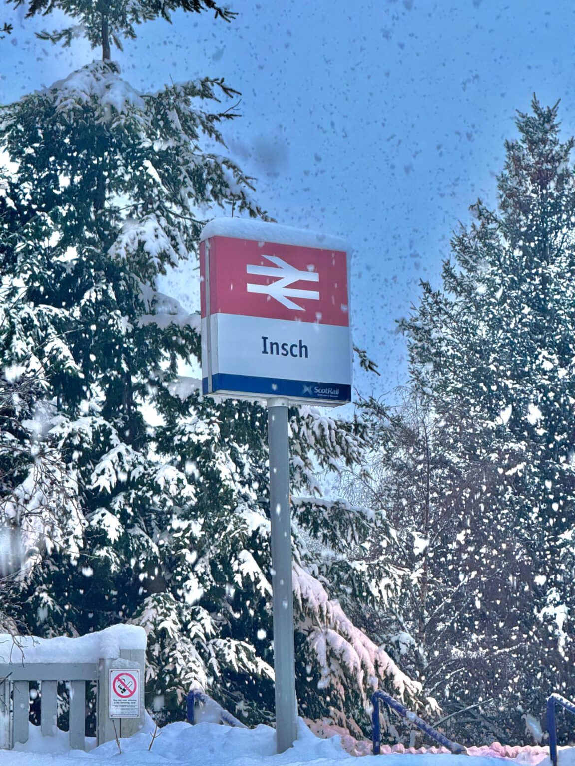 Insch station snow: Photos show huge efforts to reopen line