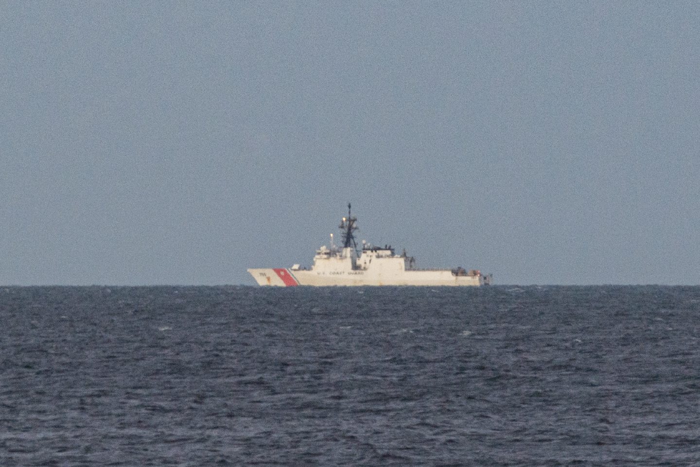 US Coast Guard spotted alongside tanker in Moray Firth