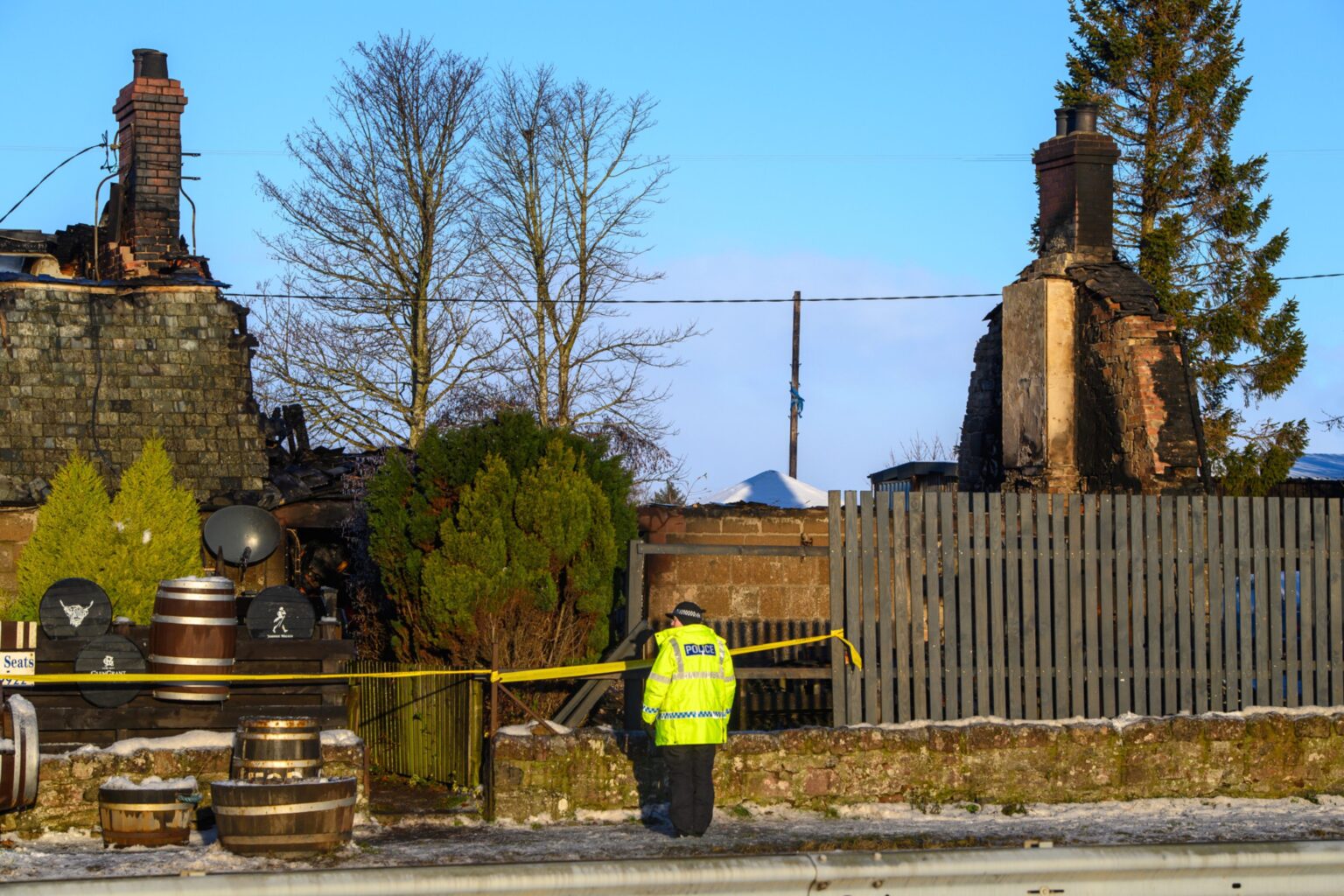 Plans to demolish cottage destroyed in A90 fire near Laurencekirk