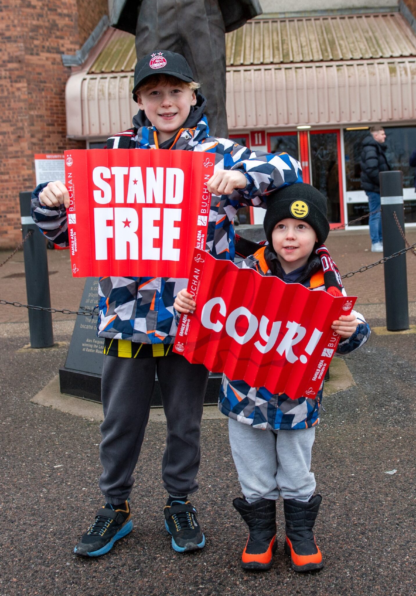 Gallery: Aberdeen fans cheer on the Dons against Raith Rovers