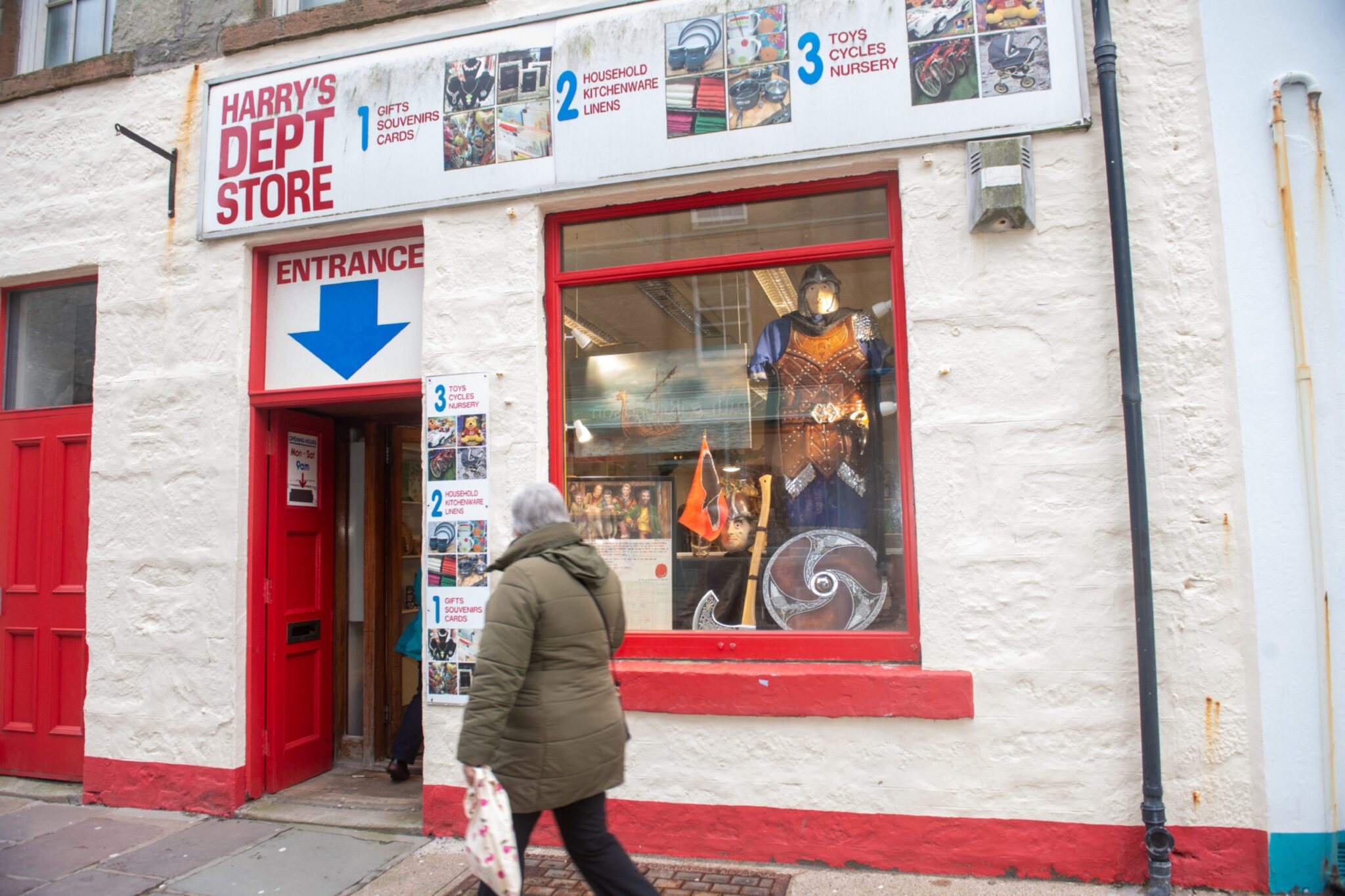 How does Lerwick prepare for Up Helly Aa?