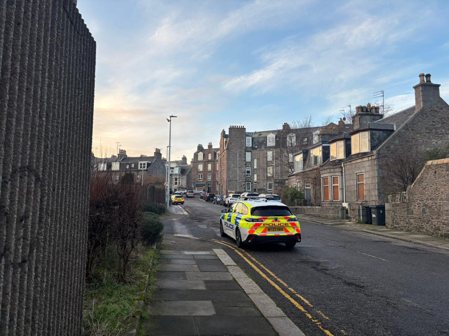 Emergency services attend incident at Denburn Court in Aberdeen