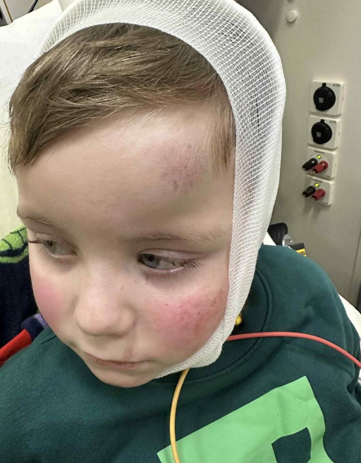 Boy, 6, has 'miracle' escape in sledging accident in Buckie