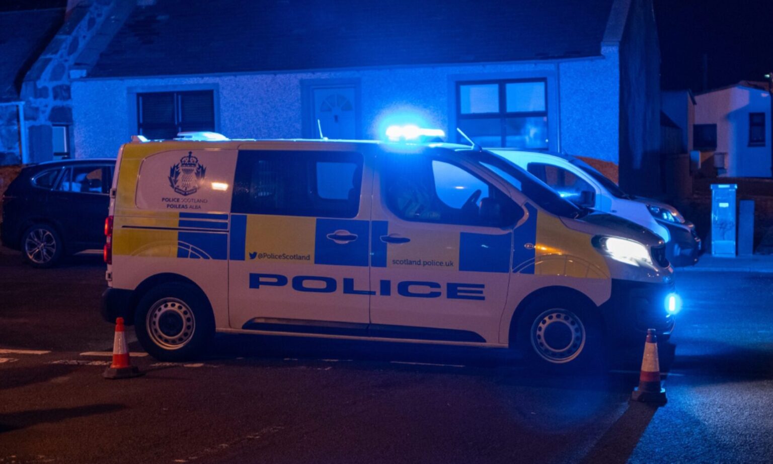 Police blue light ban impacts van response in Aberdeen city centre