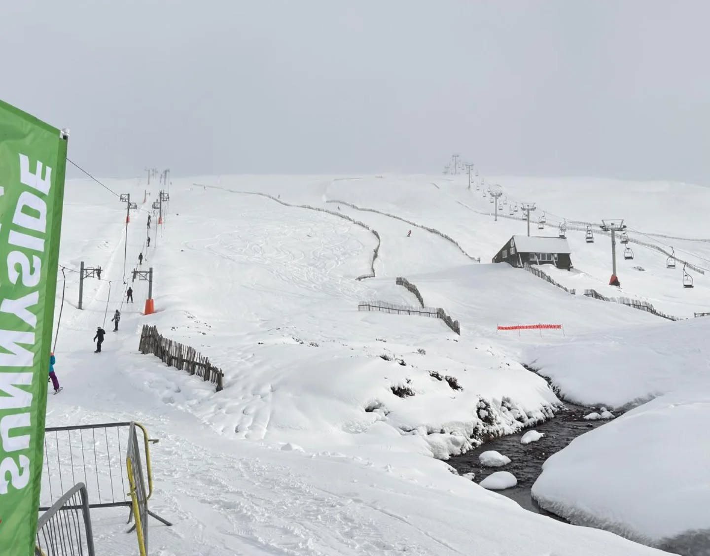 Photos reveal heavy snow drifts at popular north-east ski resorts