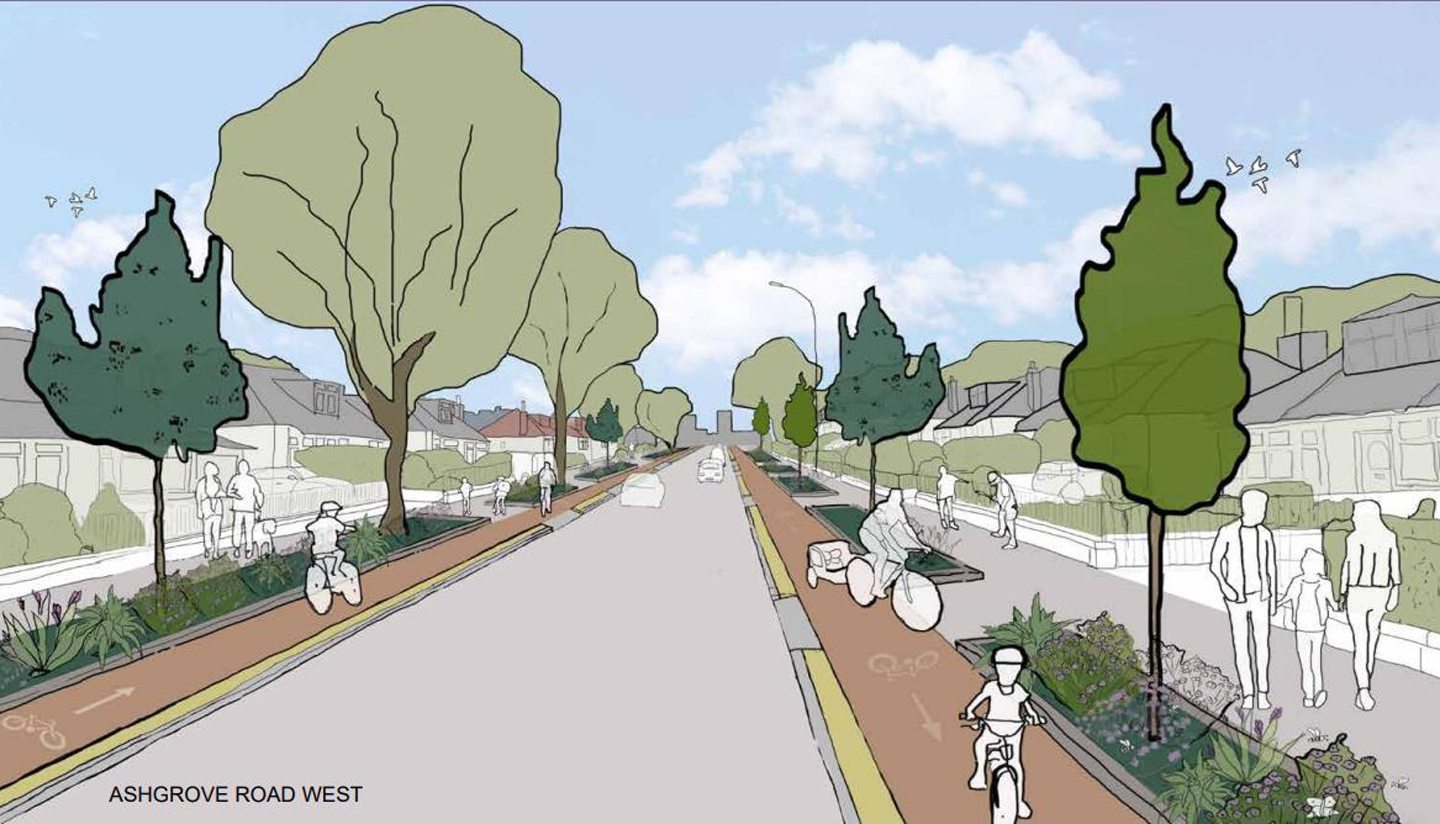 'Dutch' roundabout surrounded by bike lanes planned for west end
