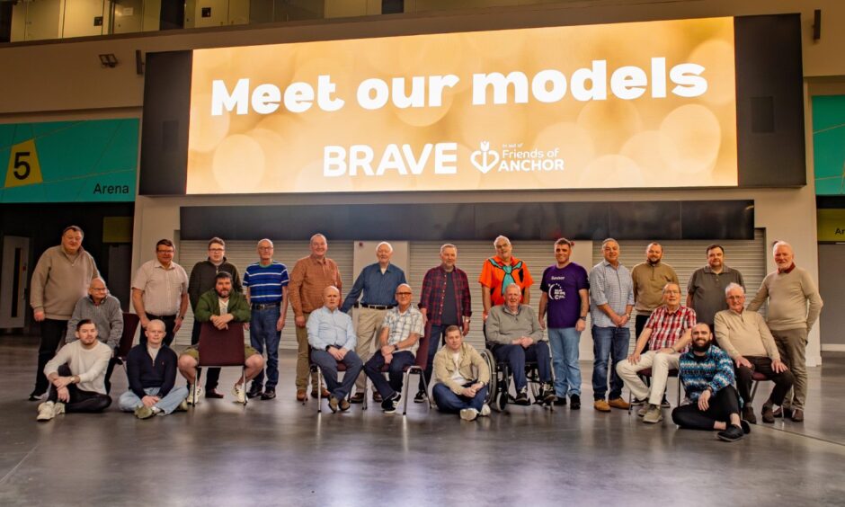 Men aged 19 to 82 unveiled for Brave 2026 charity fashion show