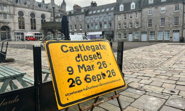 What is being done to transform Aberdeen's historic Castlegate?