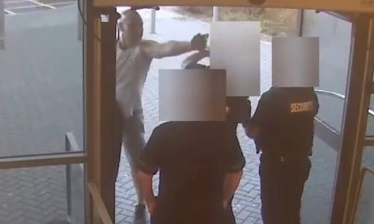 WATCH: CCTV of shocking CS gas attack at Aberdeen hospital