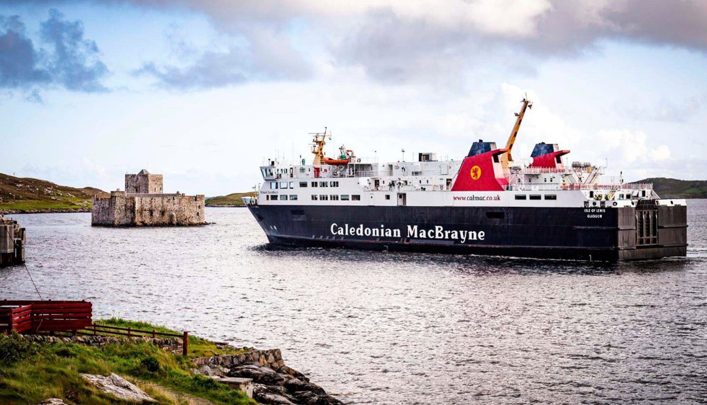 CalMac ferry berths at Aberdeen Harbour