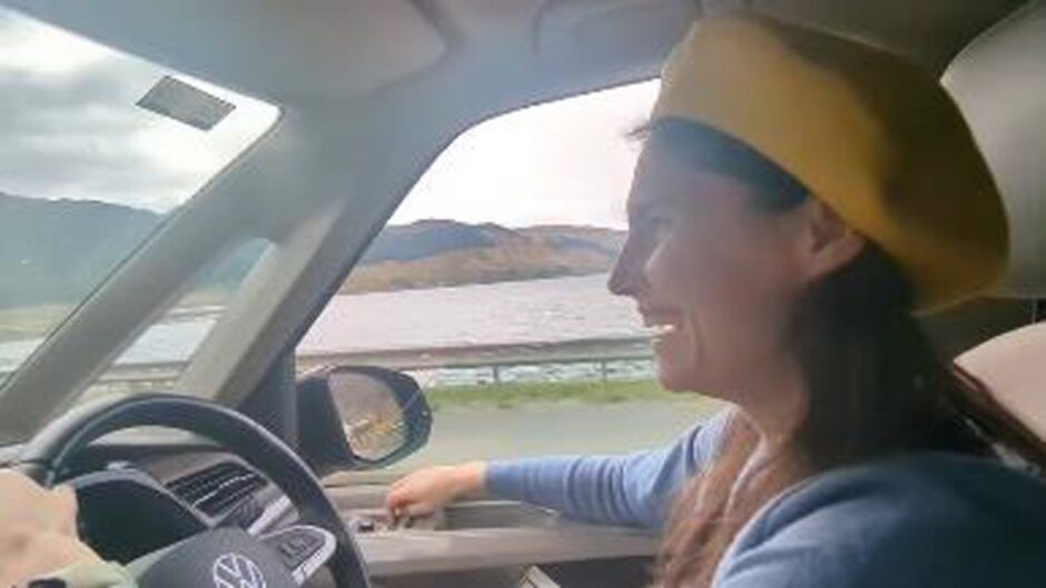 Documentary star and author Amanda Knox spotted in Highlands