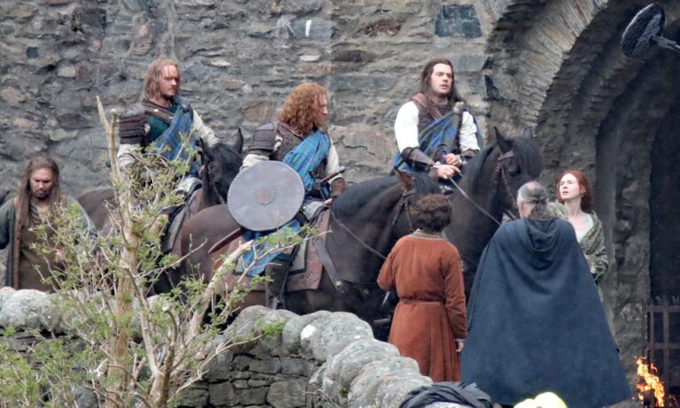 A-list stars on set for Highlander film as tourists forced from Skye