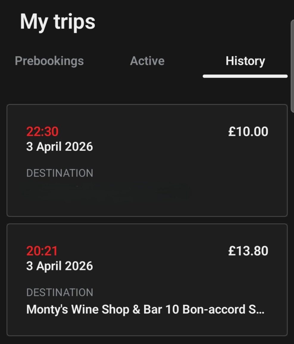 Are Aberdeen taxi firms' apps as good as Uber? I find out...