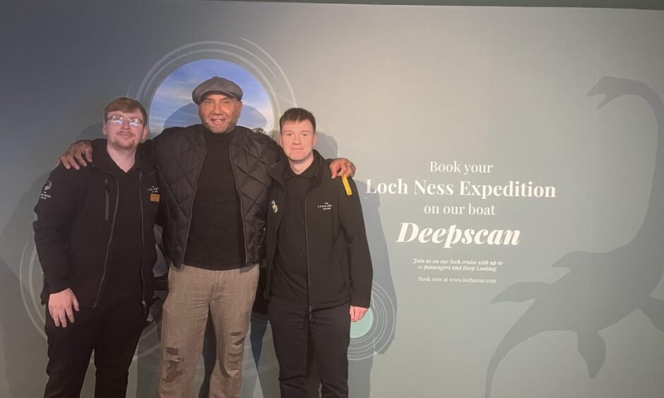 Dave Bautista: Visits Inverness during Highlander filming