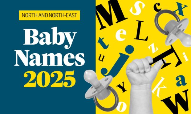 Most popular baby names in the north and north-east in 2025