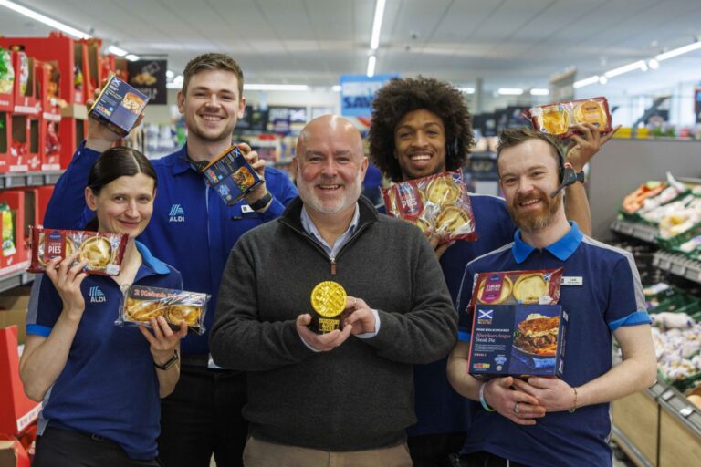 Kintore dad bags dream role of pie tester for Aldi Scotland