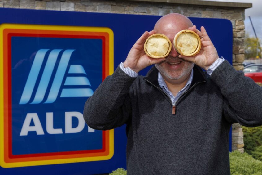 Kintore dad bags dream role of pie tester for Aldi Scotland