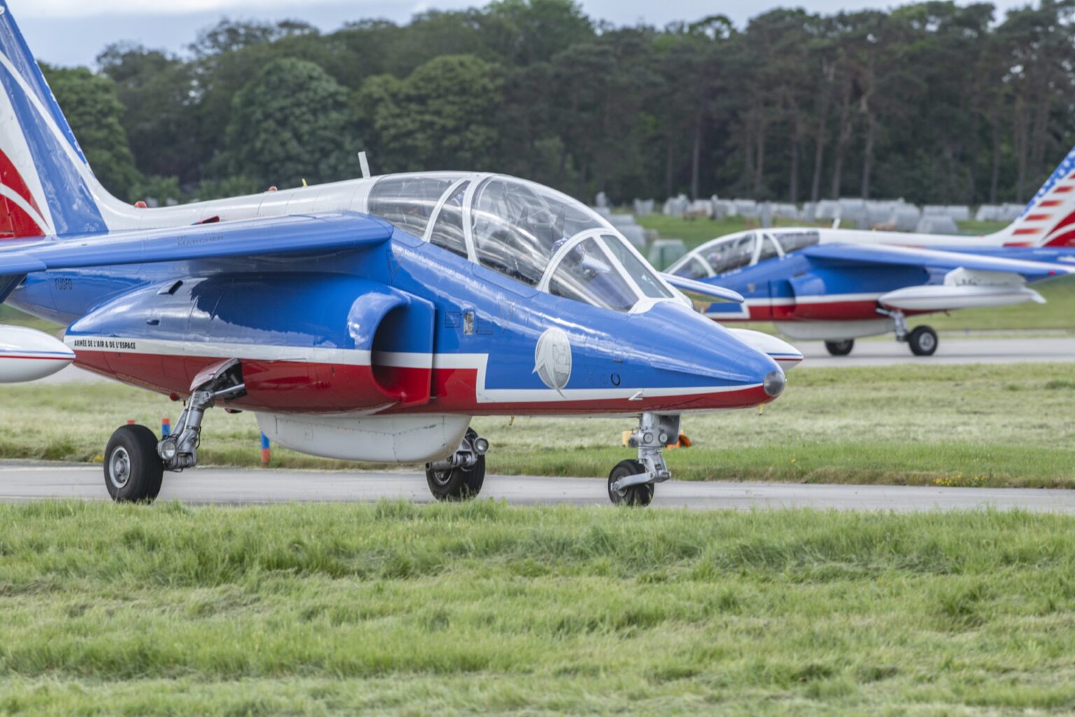 French Red Arrows arrive after delay at RAF Lossiemouth