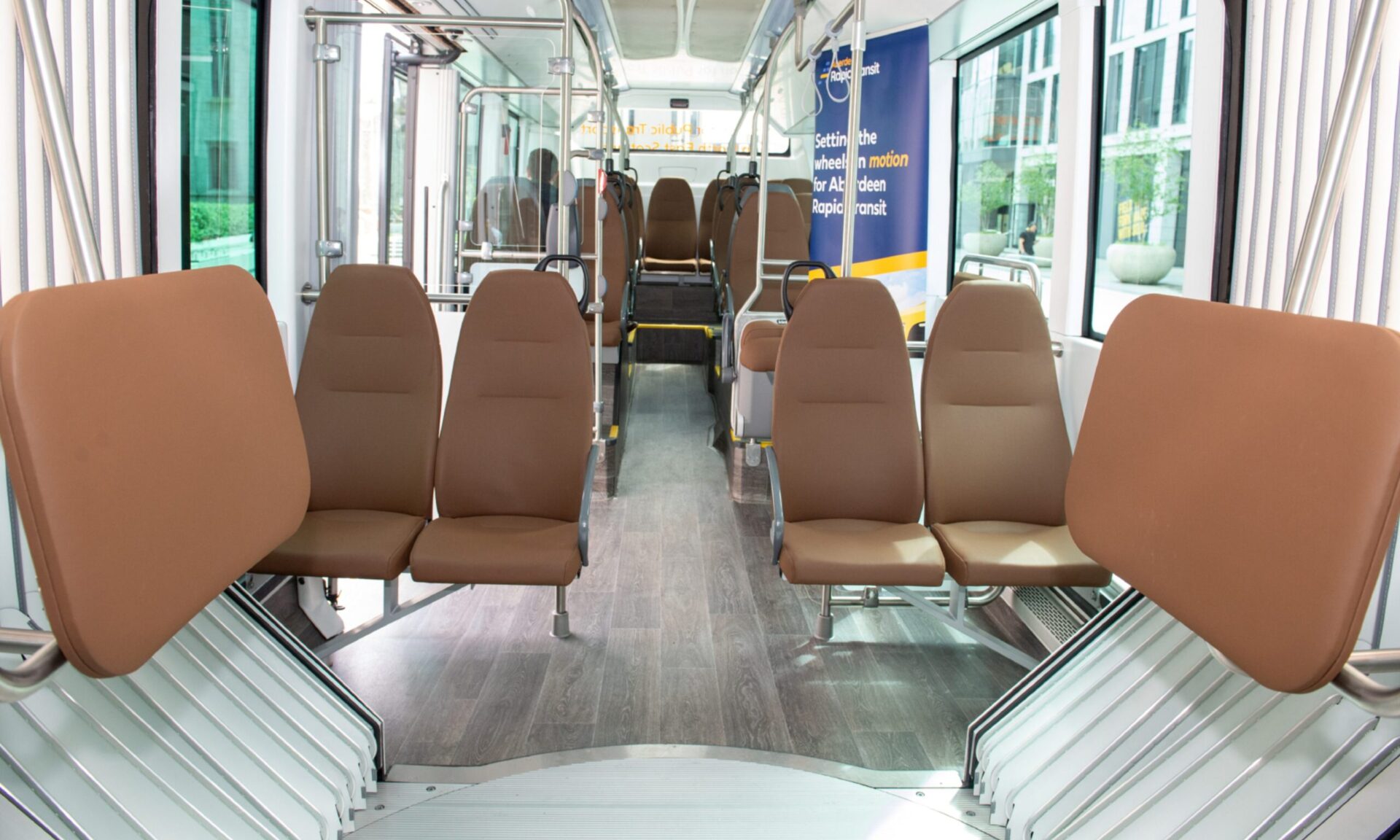 What's it like inside Aberdeen Rapid Transit bus?