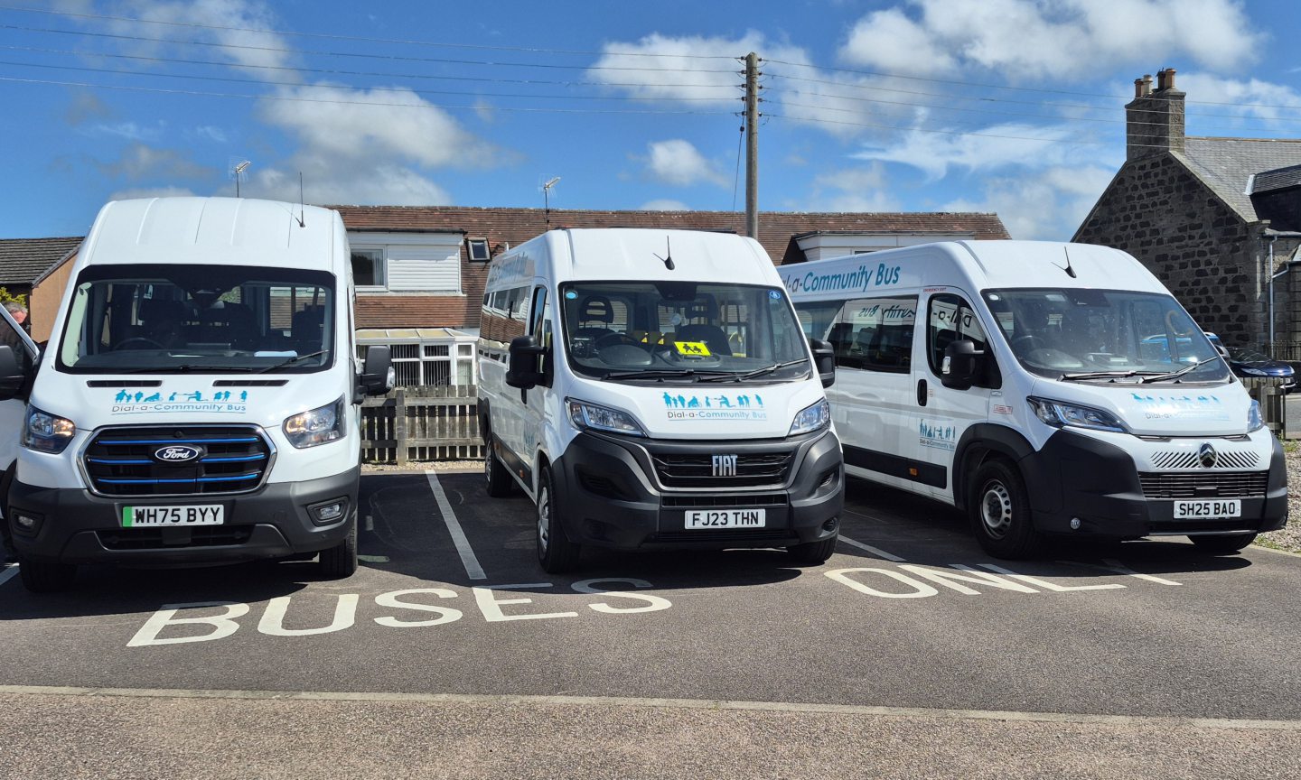 Buchan Dial-a-Community Bus adds three electric vehicles to fleet