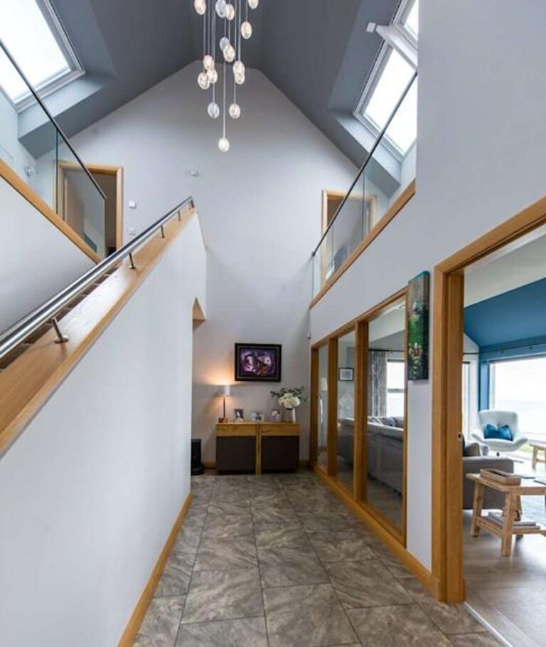 Clifftop house with panoramic views of Lossiemouth Beach for sale