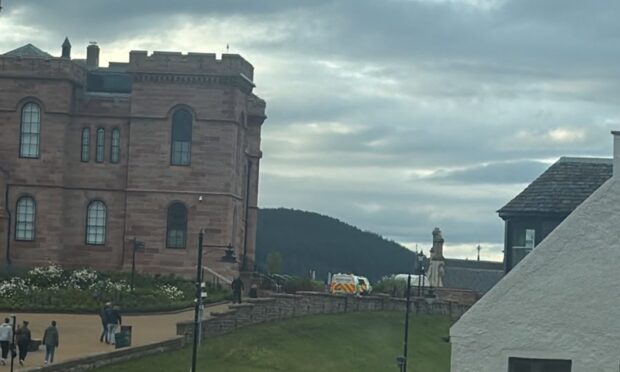Large police presence reported at Inverness Castle