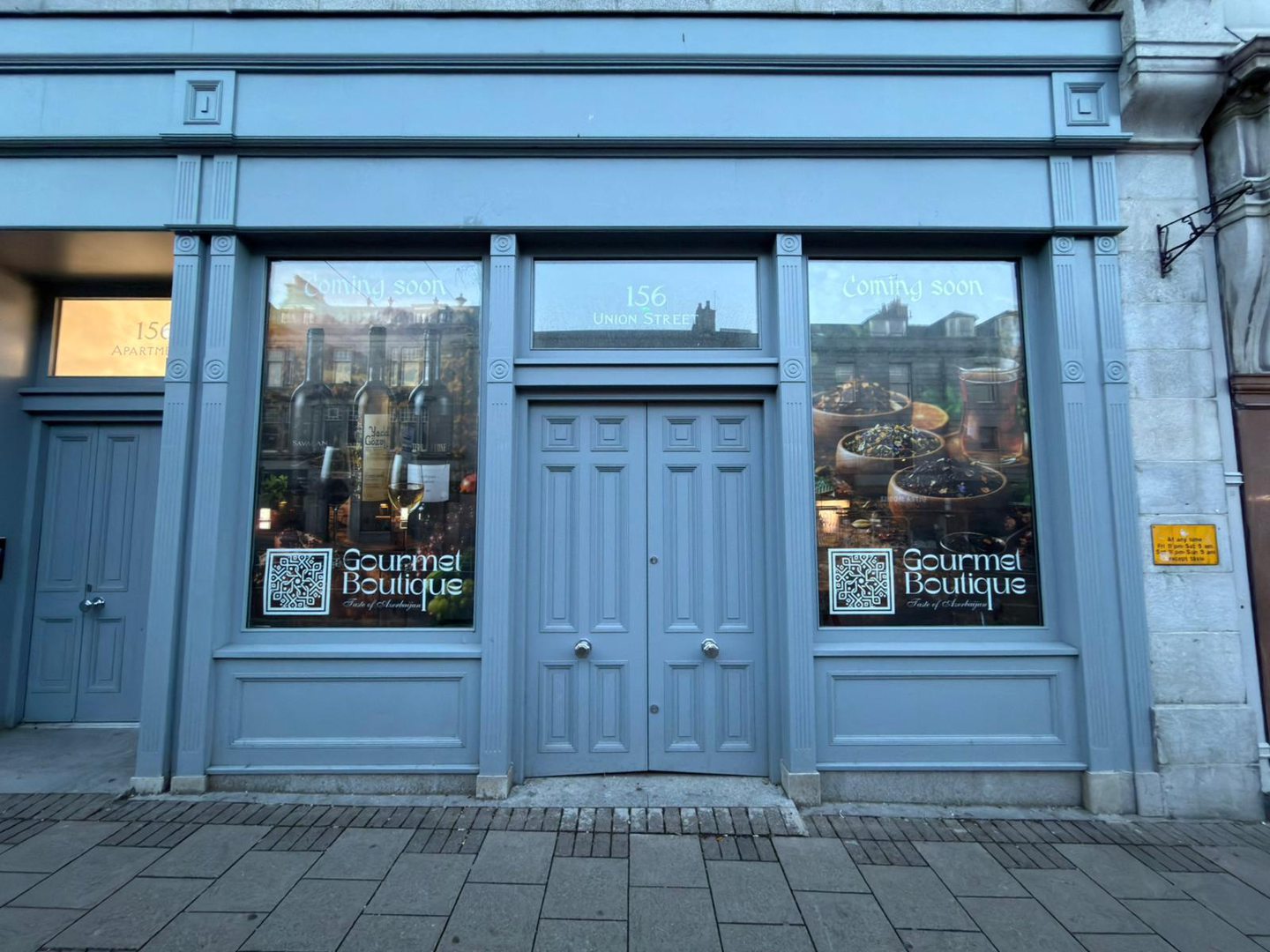 Gourmet Boutique: Signs go up for champagne shop in Aberdeen
