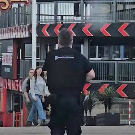 Four arrested after immigration enforcement on Aberdeen beach