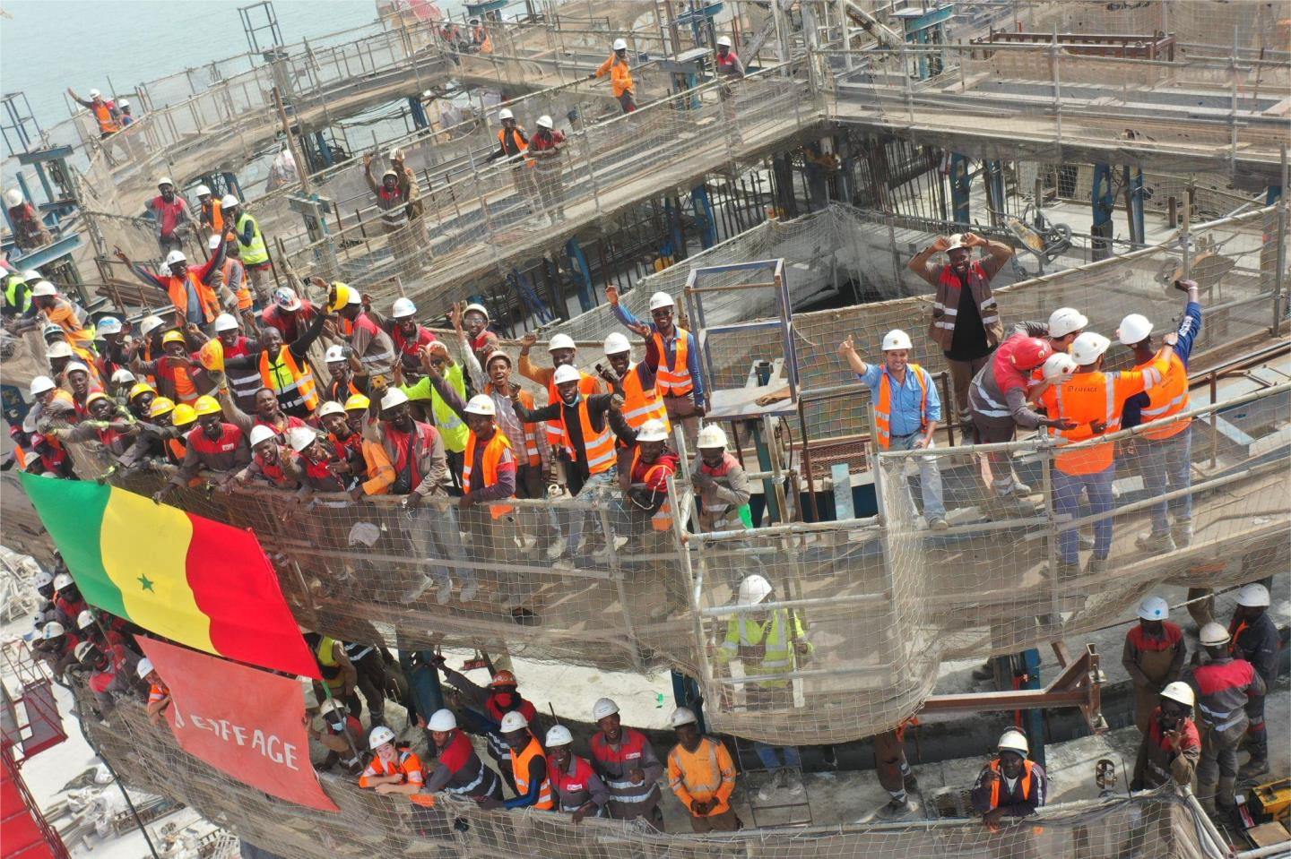 Eiffage completes caissons for BP's Senegal LNG project