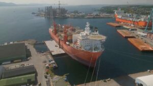 Rosebank FPSO en route to North Sea after leaving port in Dubai
