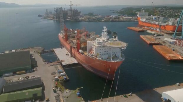 Rosebank FPSO en route to North Sea after leaving port in Dubai