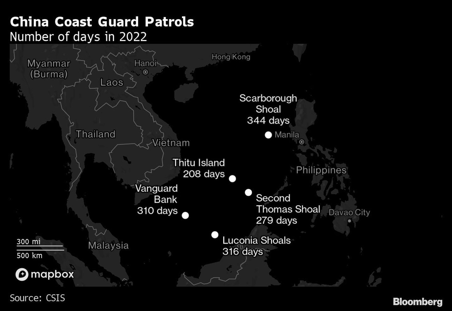 Chinese patrols near oil and gas in disputed South China Sea hit new ...