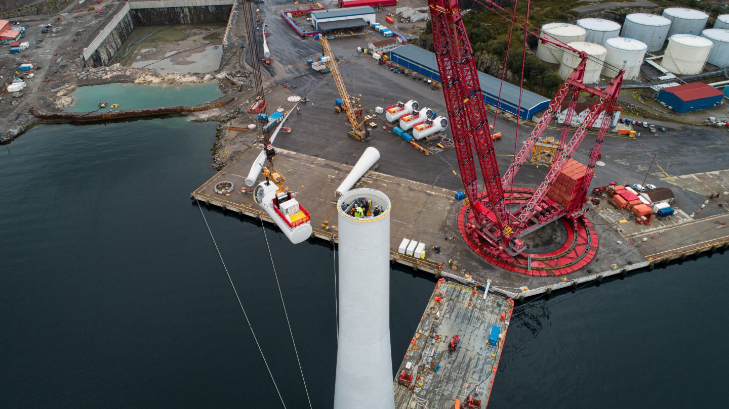 Mammoet shows turbine assembly for Equinor’s Hywind Tampen