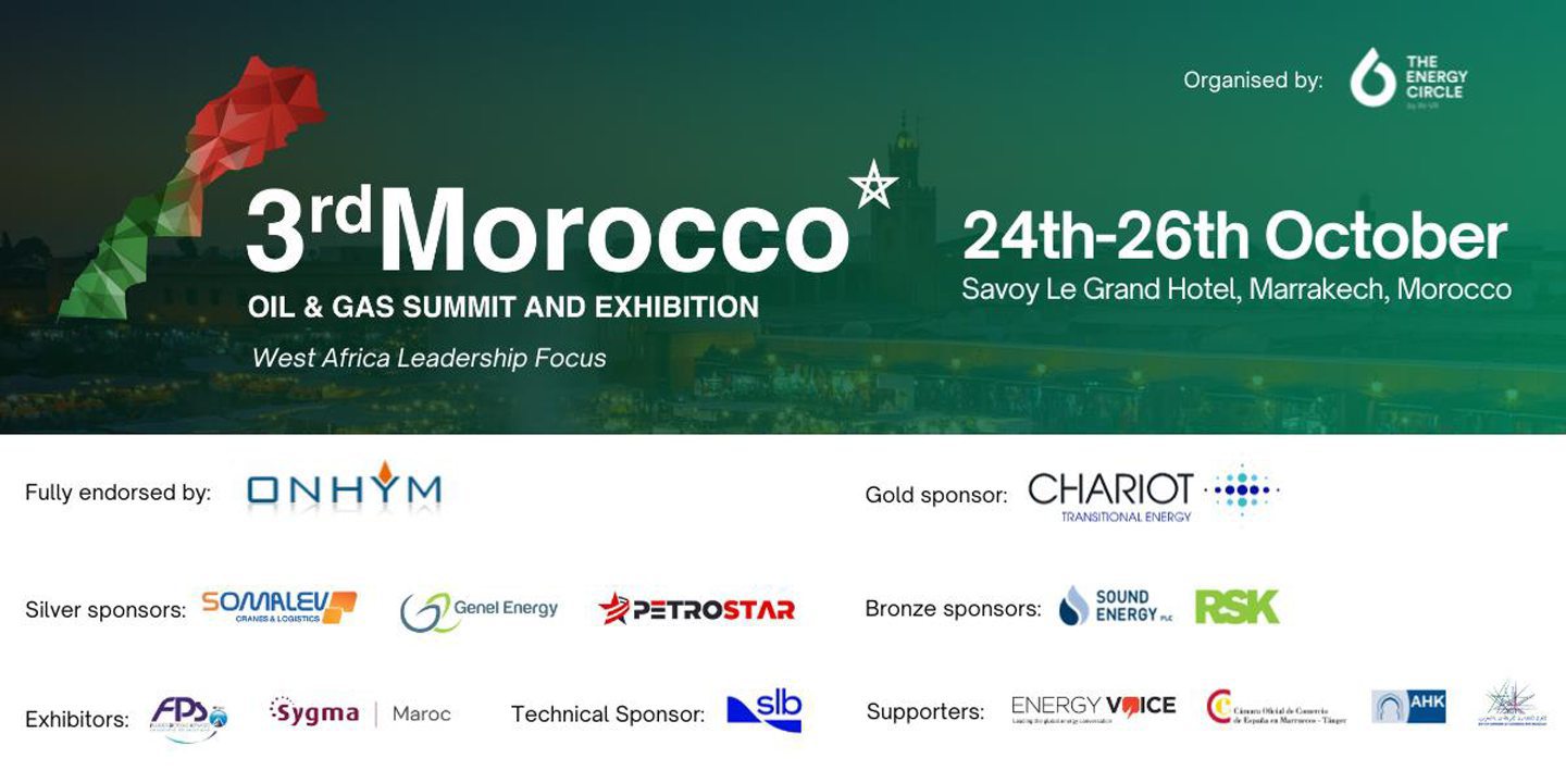 ONHYM, IN-VR to host the 3rd Morocco Oil & Gas Summit