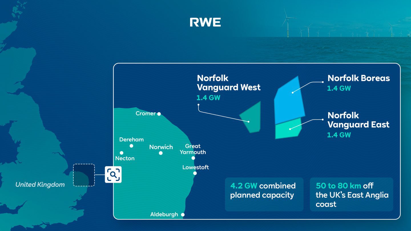 RWE picks up Norfolk Offshore Wind Zone from Vattenfall