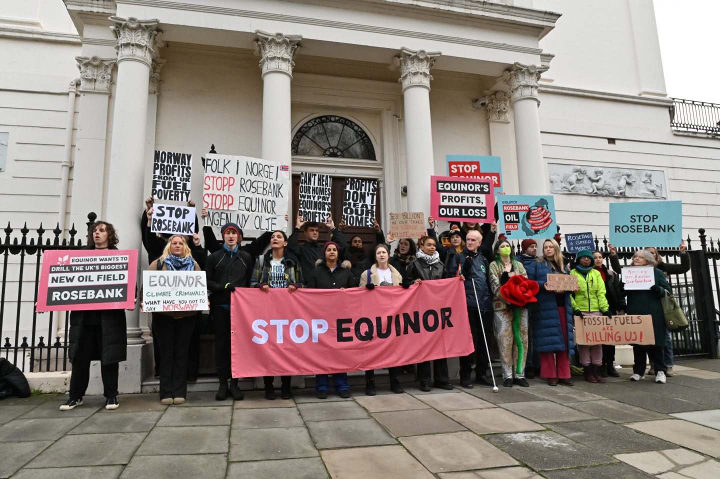 Planned protests as updated Rosebank climate impact released
