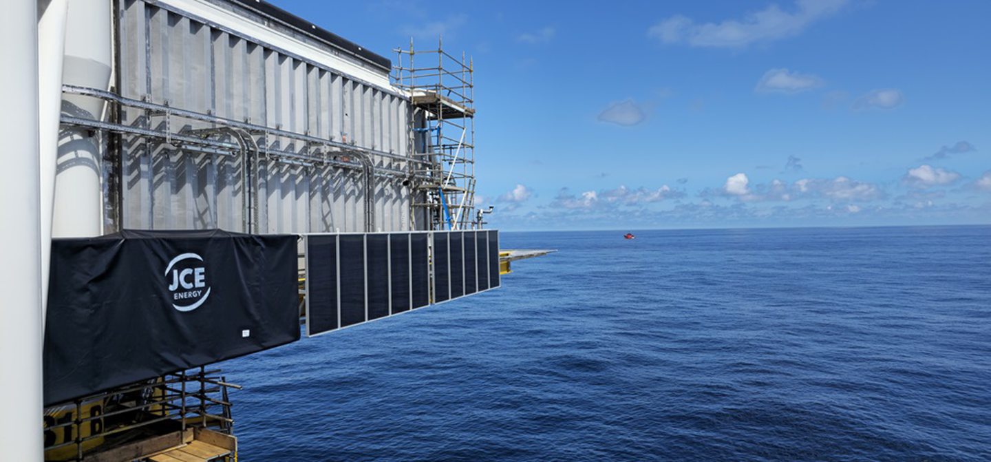 JCE Energy installs solar power system on Norwegian platform