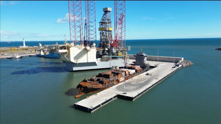 Solong North Sea disaster ship pulls into Aberdeen