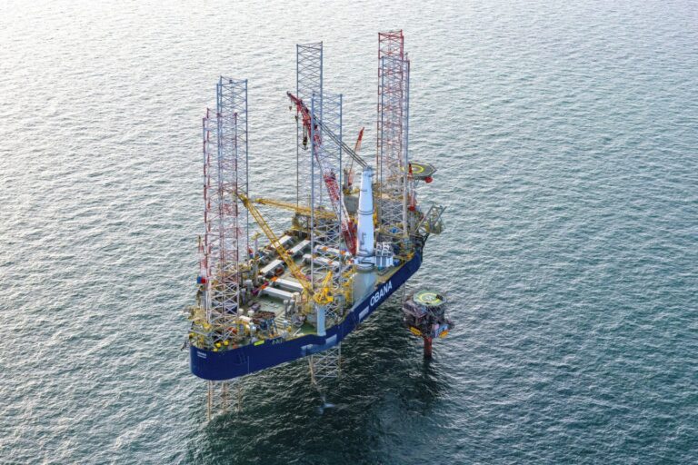 World’s largest jack-up platform starts first job in the North Sea