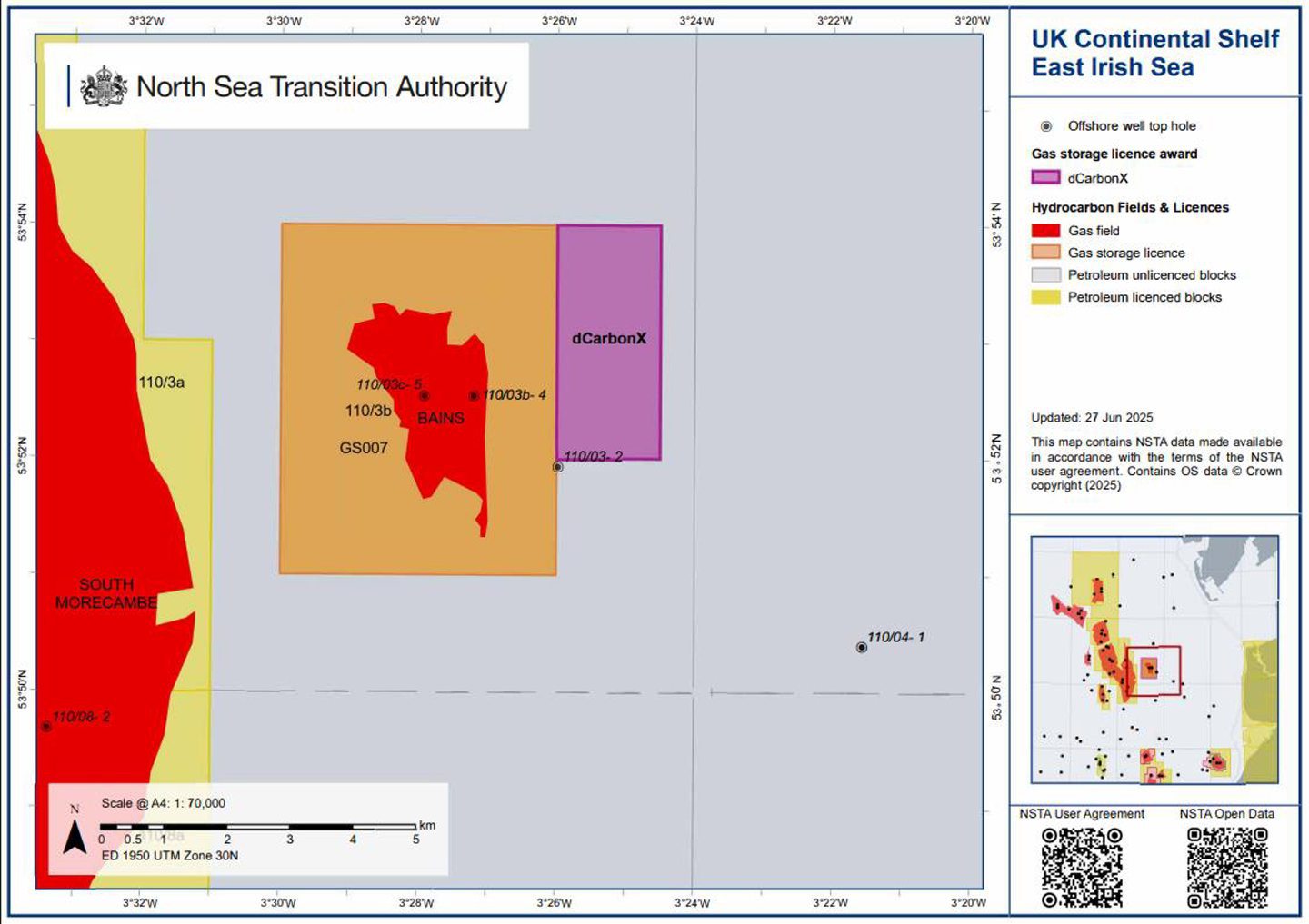 East Irish Sea site tipped to be redeveloped into a gas storage facility