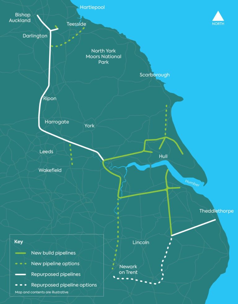 National Gas unveils east coast leg of UK hydrogen backbone