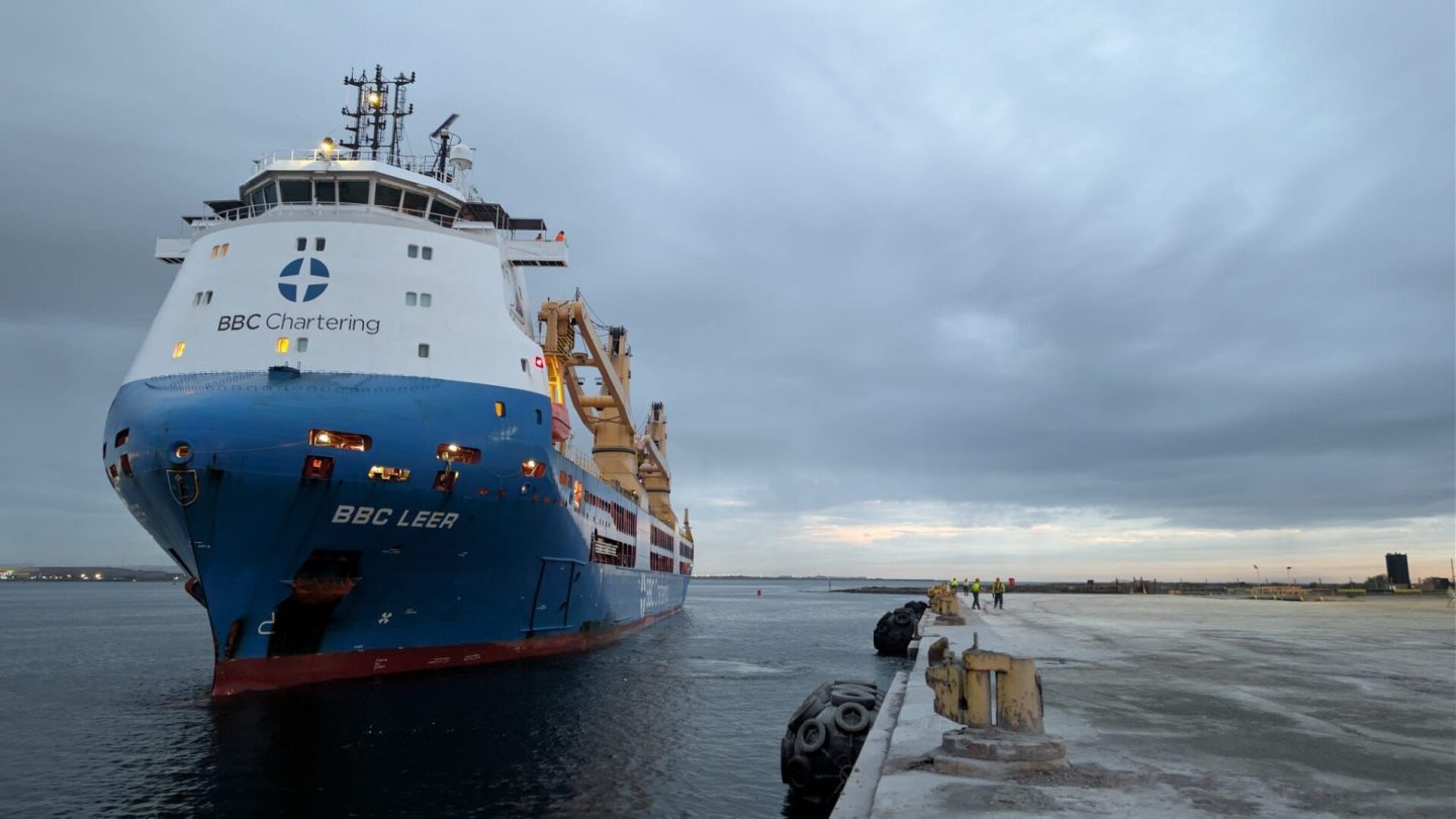 Redcar Bulk Terminal accepts first NZT Power delivery