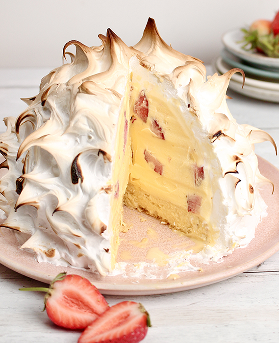 Strawberries & Cream Baked Alaska - The People's Friend