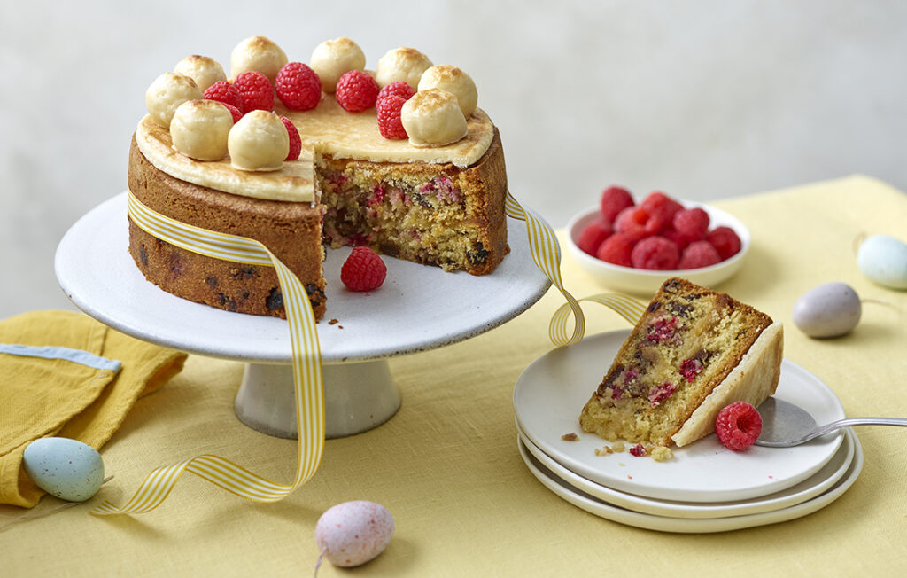 Raspberry Simnel Cake - My Weekly